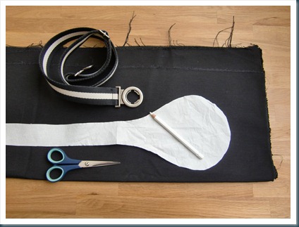 Como hacer un cinturón de tela.